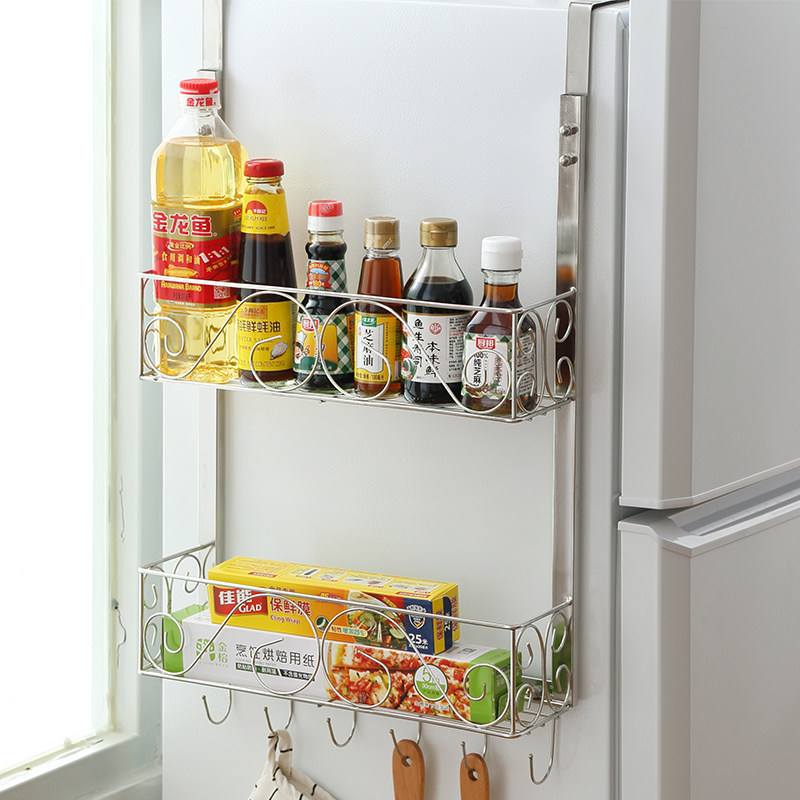[USD 53.43] (clearance ) refrigerator rack side wall-mounted ...