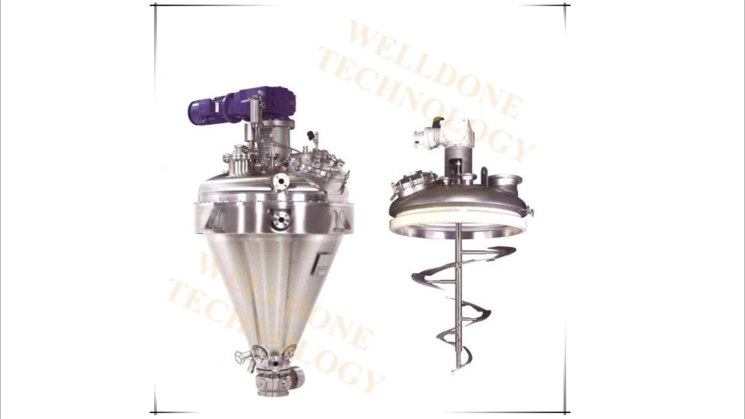 Zxhg Conical Vacuum Dryer / Nauta Conical Screw Dryer / Conical Ribbon ...