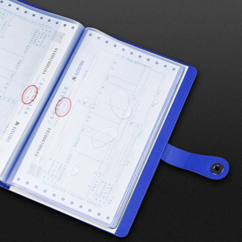 [USD 12.18] Large volume plus internal VAT invoice folder Multi-layer ...