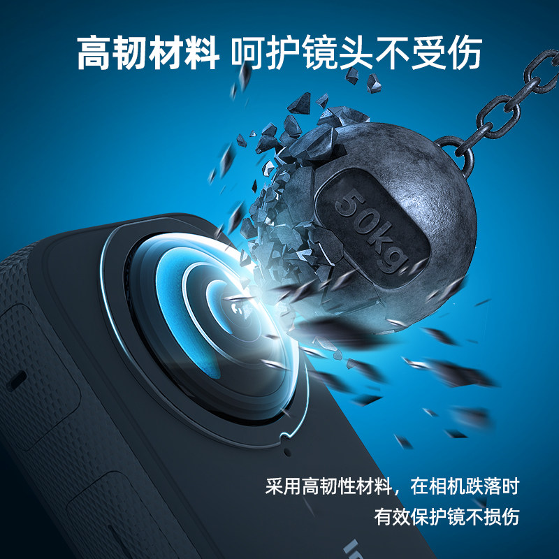 [USD 24.26] Insta360 X3 panoramic lens protection mirror fish eye ...