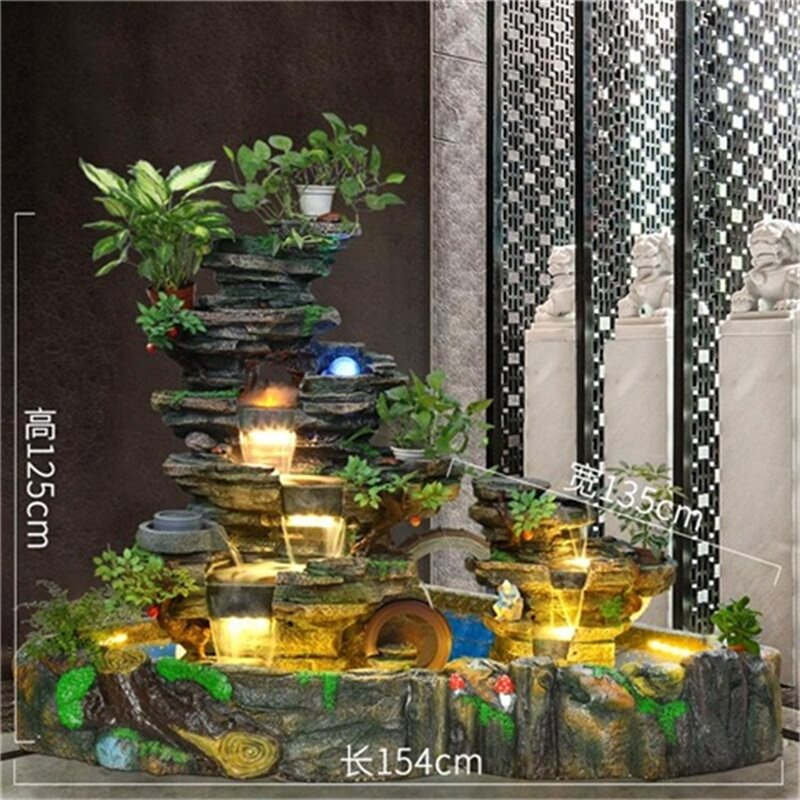 [USD 356.91] Fake Mountain Flowing Water Fountain Water View Ornament ...
