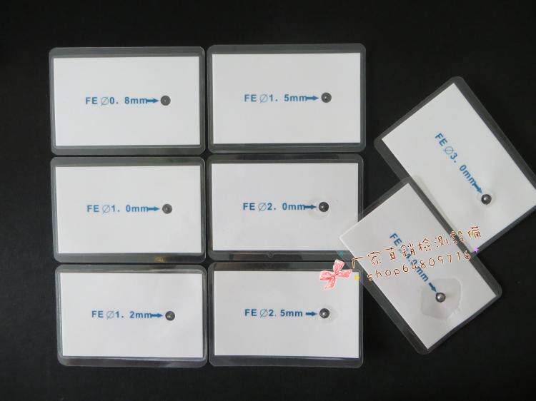 [USD 5.40] Needle detector test card Needle detector calibration card ...