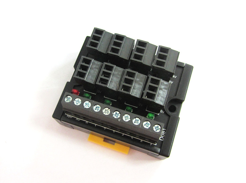 PLC terminal block 3-wire 8-bit input terminal block can replace siron ...