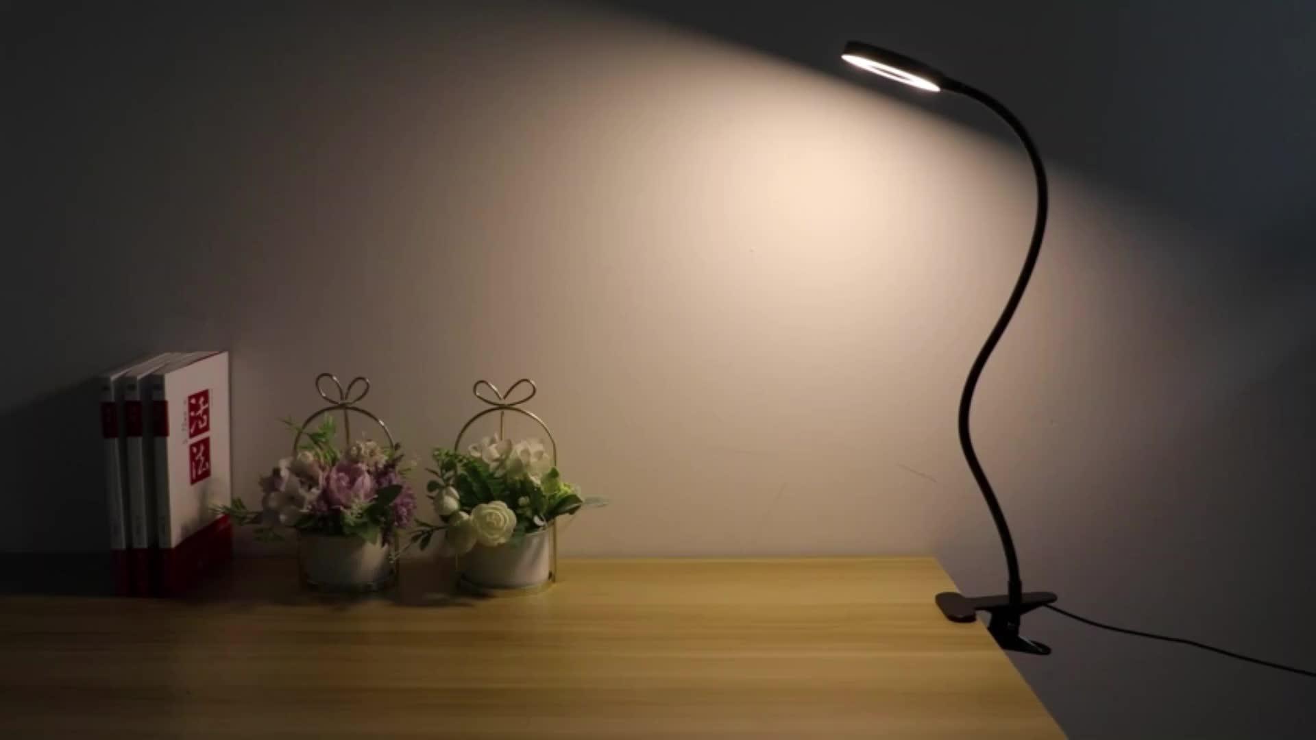 Nordic Fashion Portable Luminaire Table Light Flexible Clip Led ...