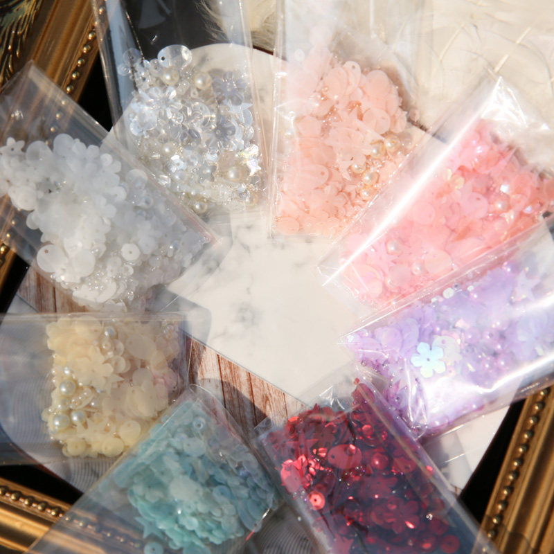 Import diy sequin beads material pack to create unique stylish clothing