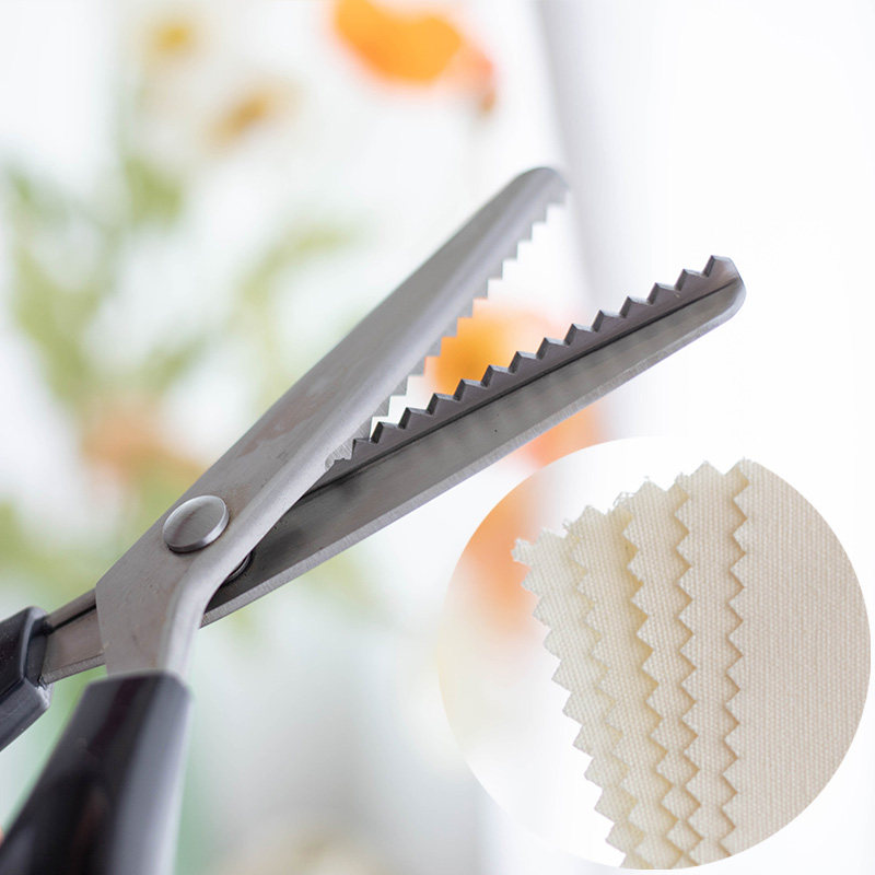 Imported hand sewing tools arc triangle lace scissors sawtooth cut dog ...