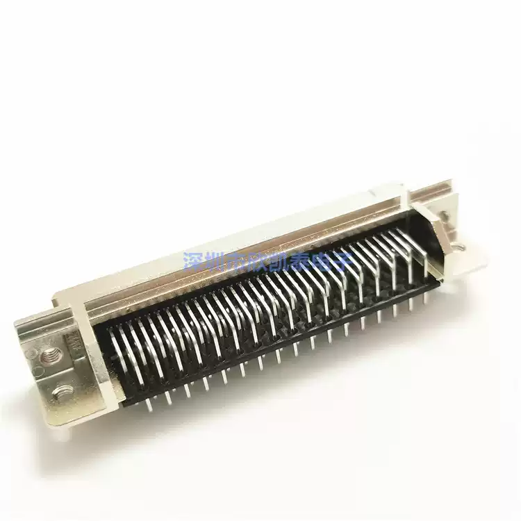 SCSI-68P 弯公 DB型 针式 AMP/TE 5174225-5 焊板公头 伺服连接器