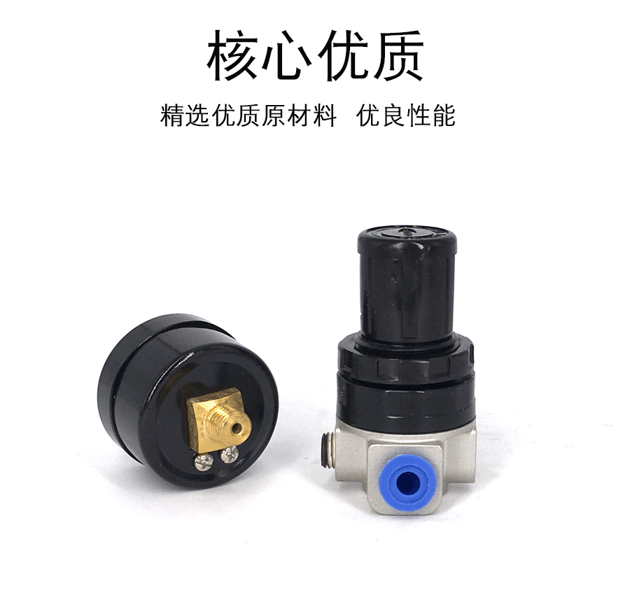 AirTAC原装正品亚德客低压微型调压减压阀 SDR100-M5 SDR100M5L1-阿里巴巴