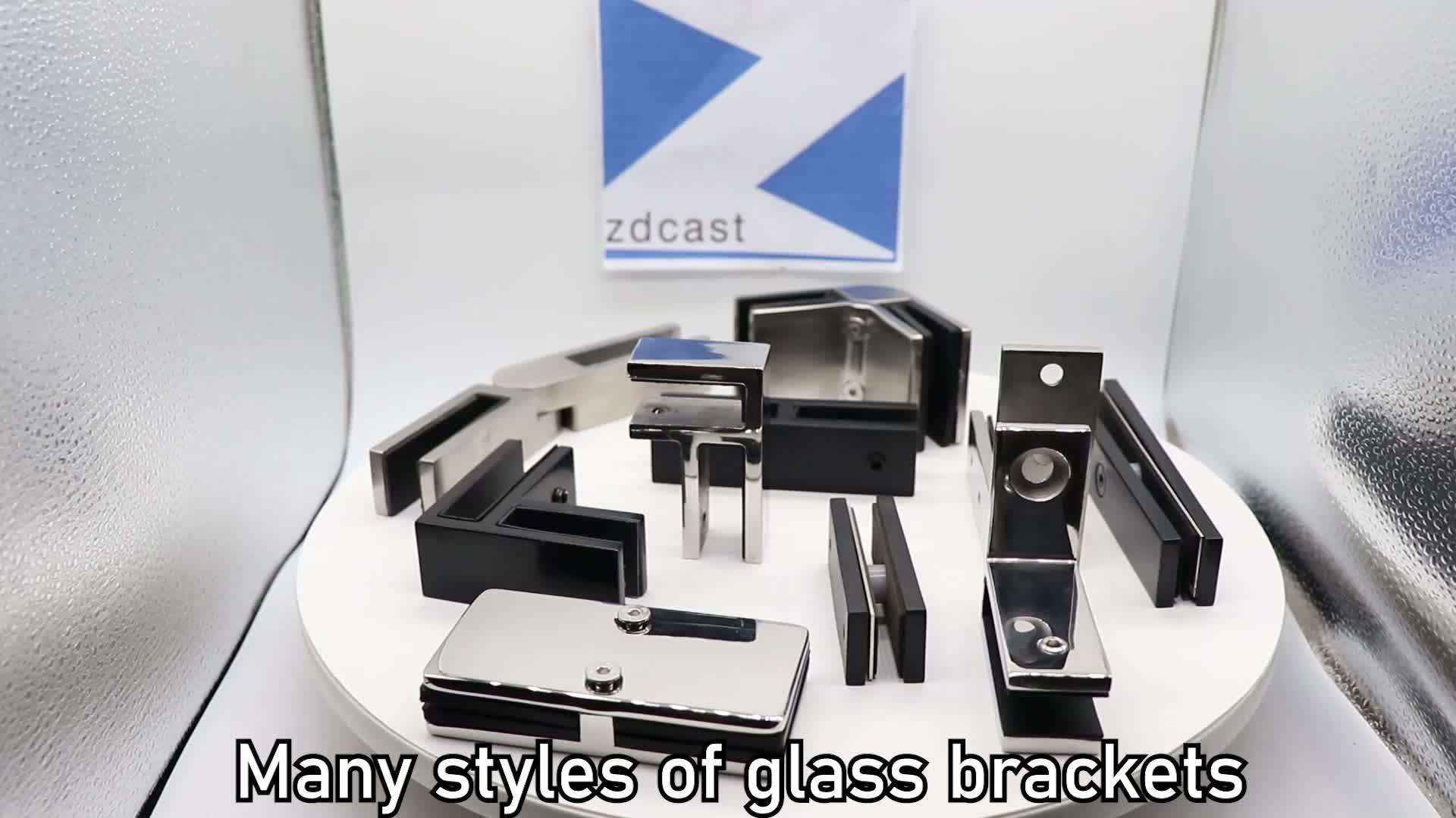 Stainless Clip Corner 90 Degree Balustrade Railing Glass Clamp - Buy ...