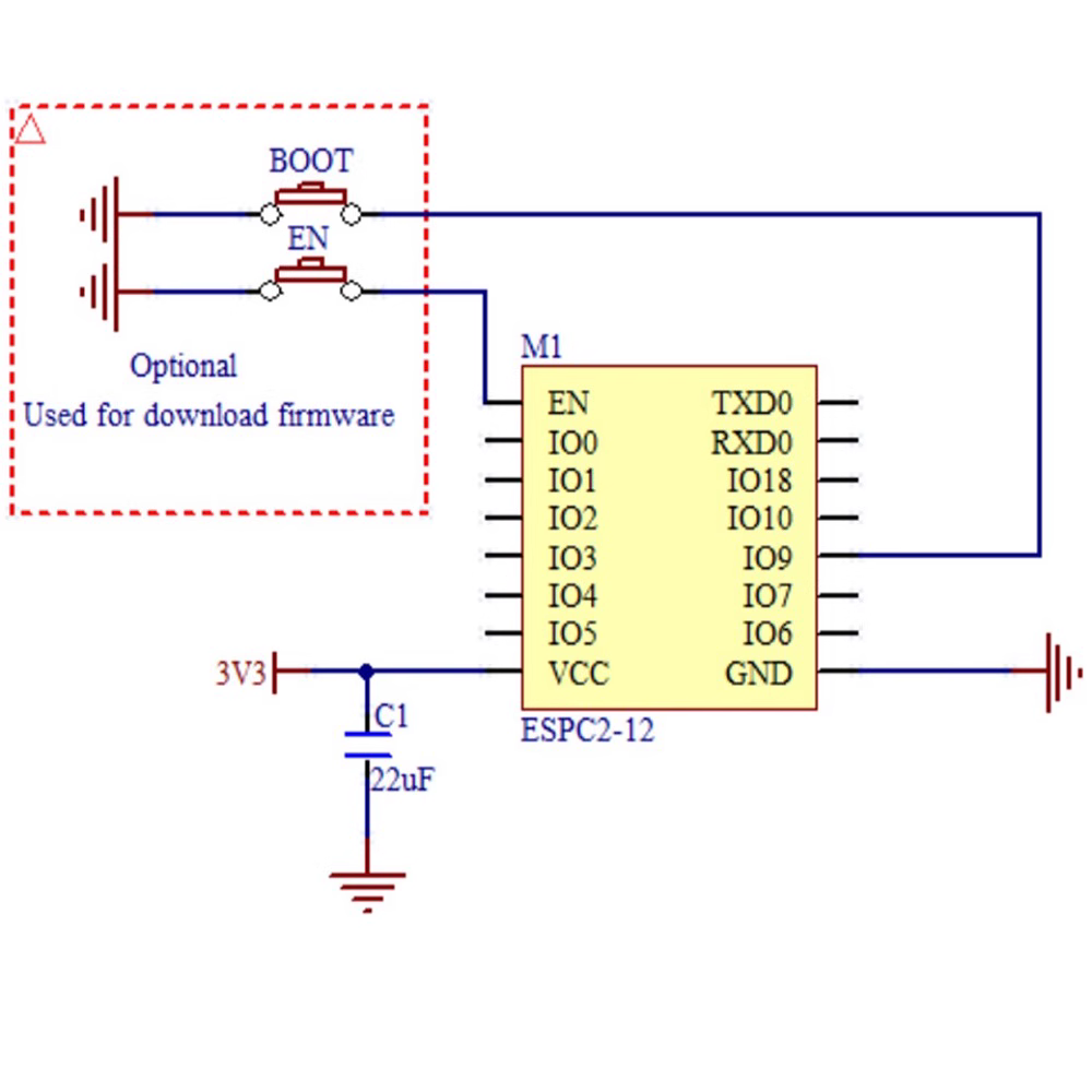 ESP32-C2模组采用ESP8684芯片WIFI蓝牙模块ESPC2-12替代ESP-12E/F-阿里巴巴