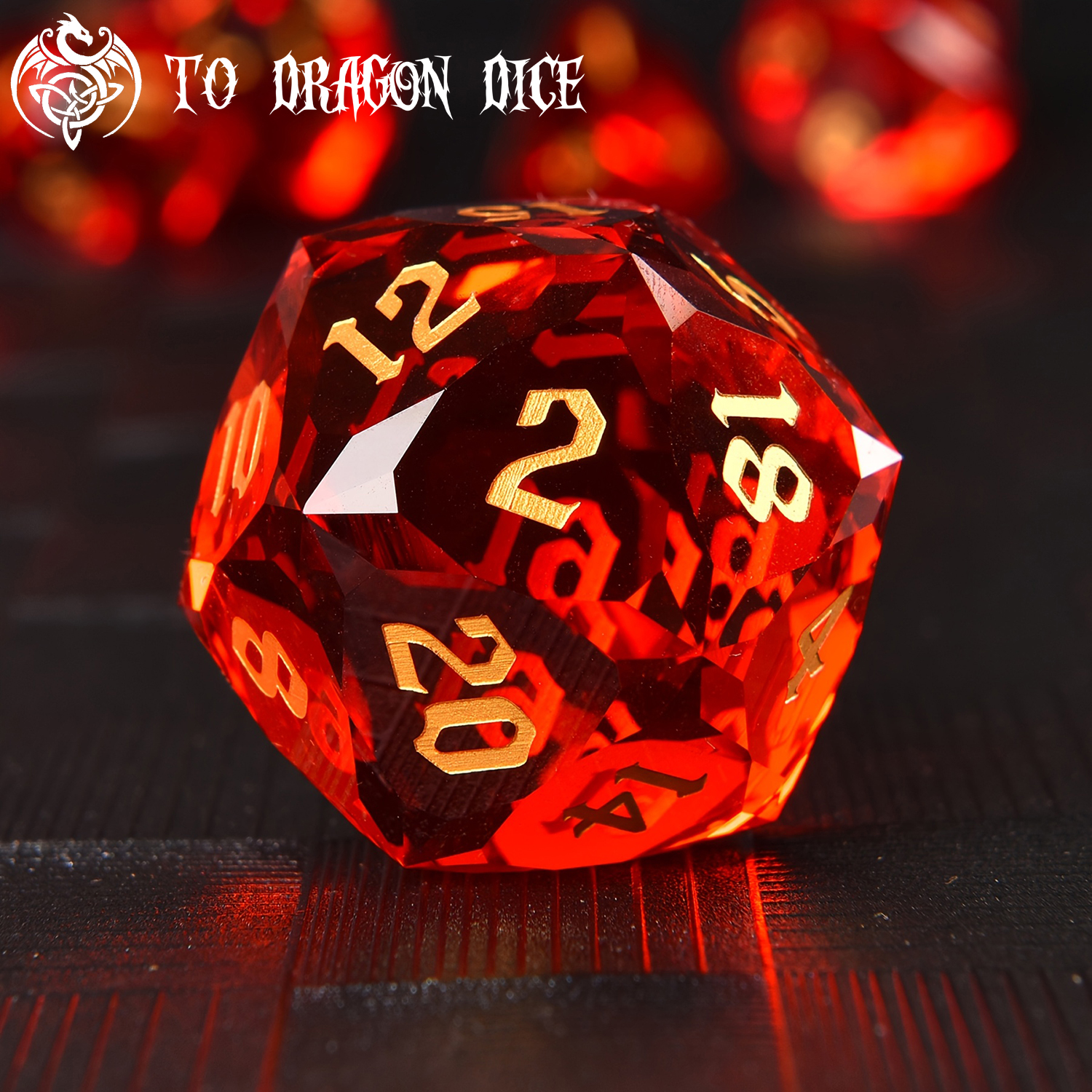 跑团TRPG D20宝石骰子项链：克苏鲁龙与地下城的冒险神器！-色子-淘宝好物网