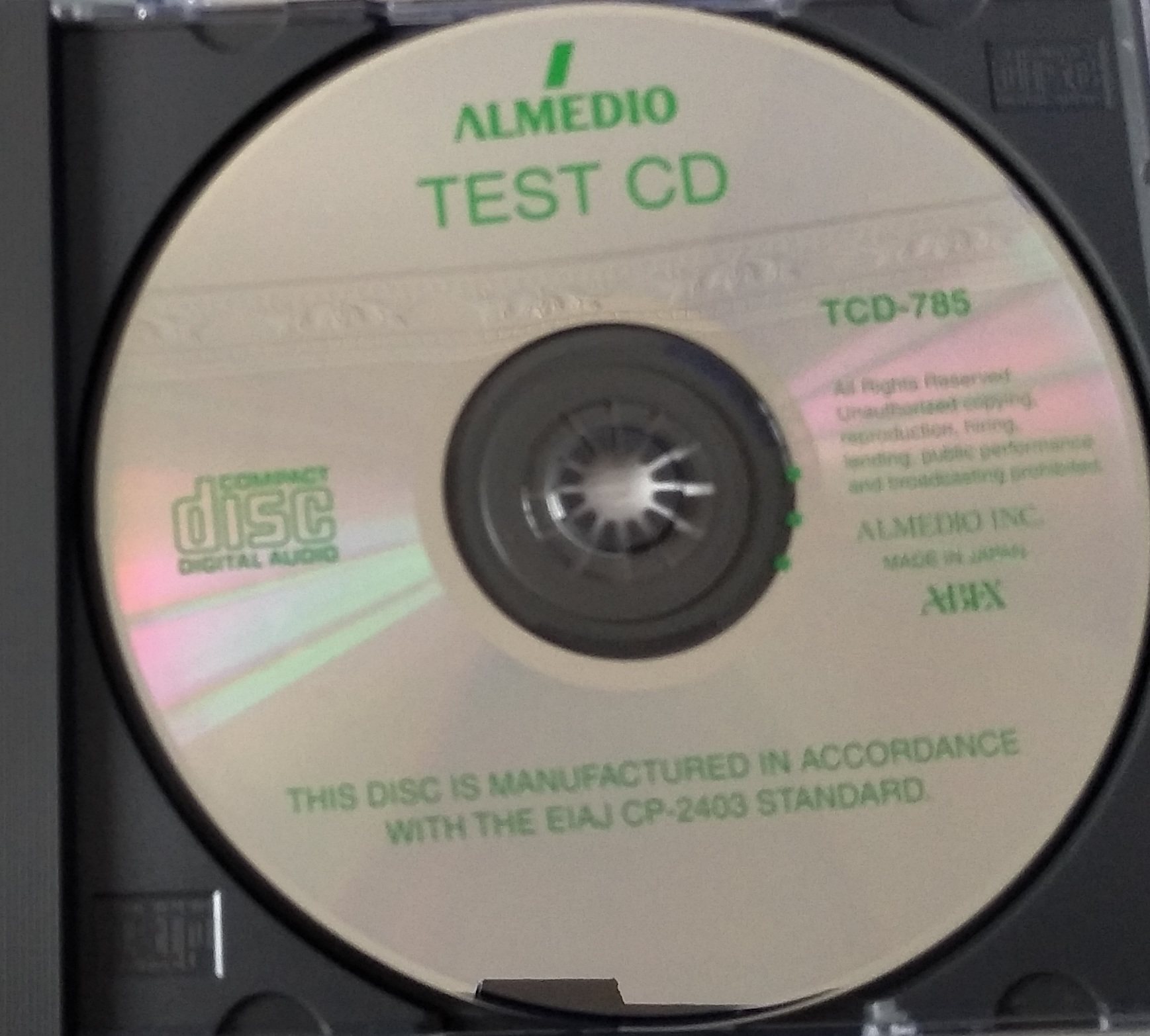ABEX测试碟 TEST CD TCD-781 TCD-782 TCD-783 TCD-784 TCD-785-阿里巴巴