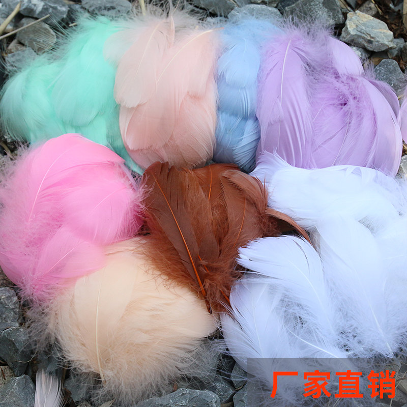 Diy chinese fluttering feather goose feather stage props, dream catcher ...