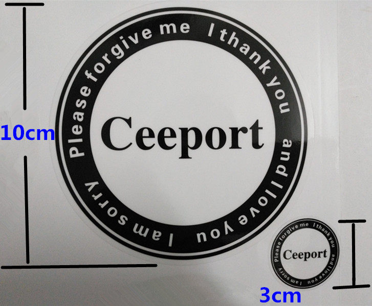Zero limit super large Ceeport cleaning stickers Hoopono Bono 10CM ...