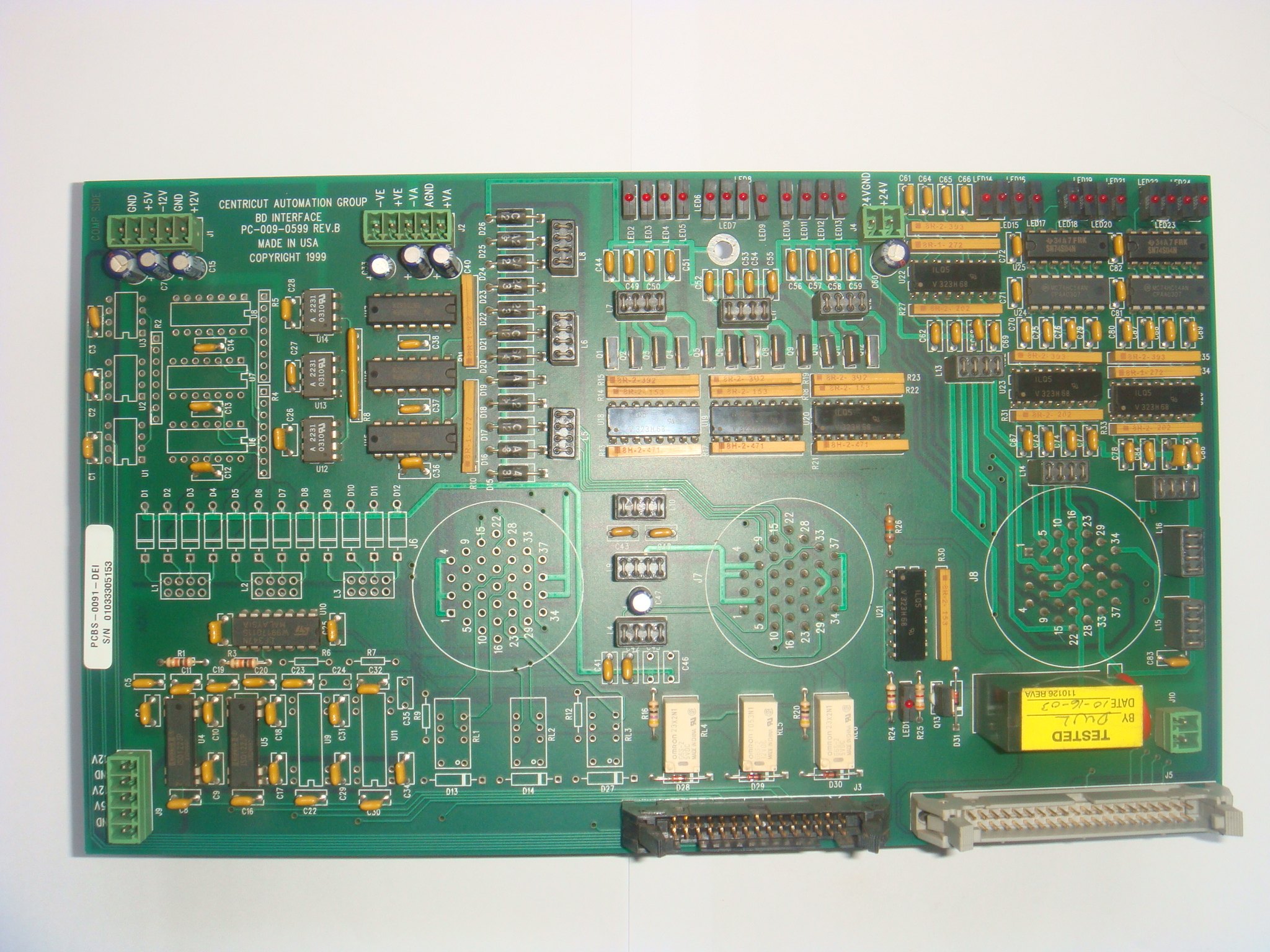 USA Hypertherm MICRO EDGE CNC control system IO board PCBS-0091 input ...