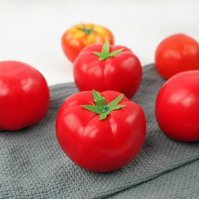 [USD 4.58] High Simulation Tomato Fake Tomato Fake Vegetable Model Fake ...