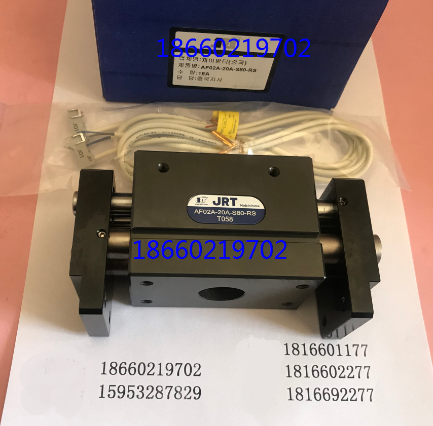 韩国JRT气爪AF02A-20A-S80-RS气缸AF30-90机械气动元件AF46A-55