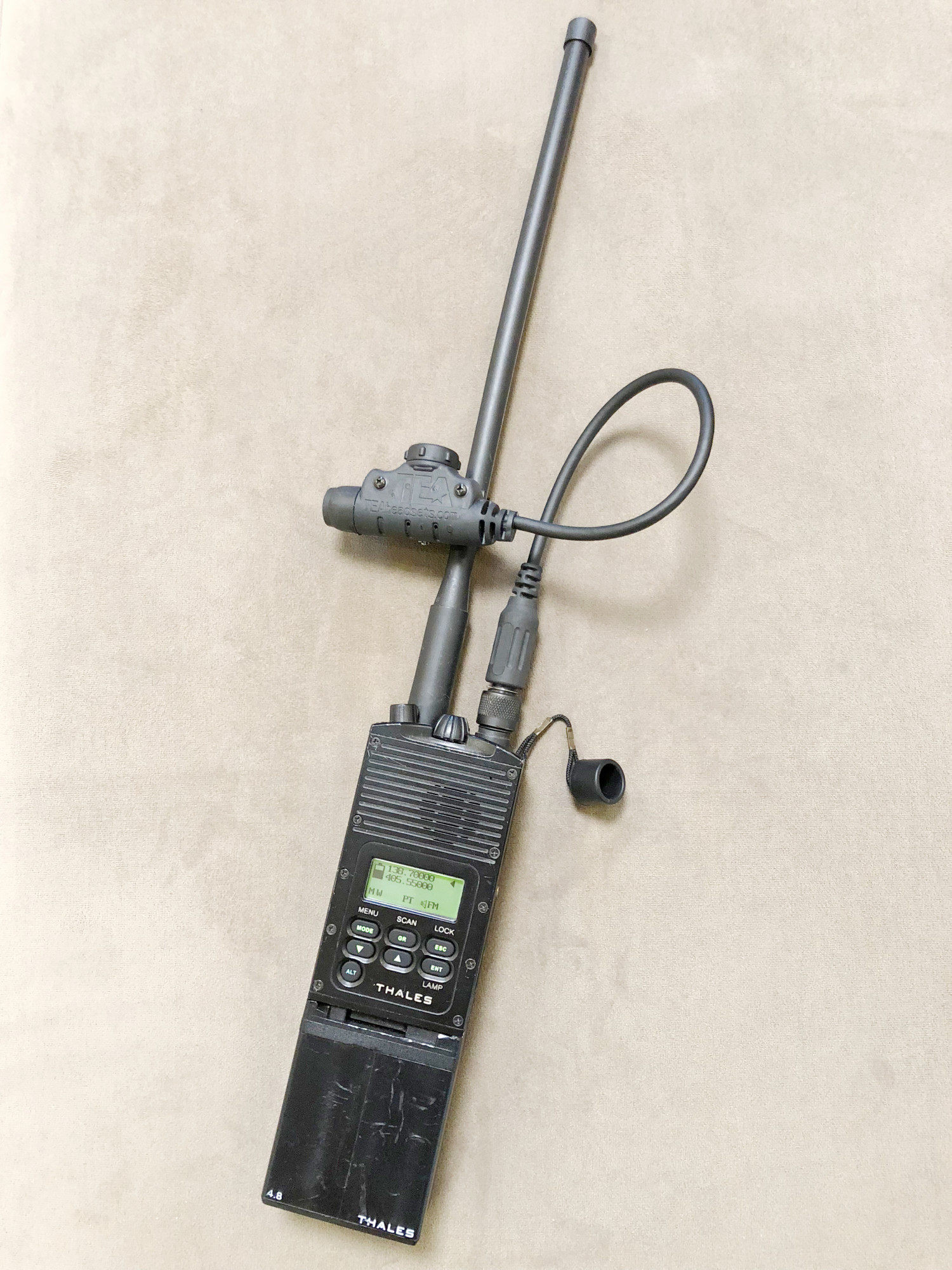 10PIN TRI AN/PRC-148 (UV) MBITR RADIO WALKIE TALKIE INVISIO (ALUMINUM ...