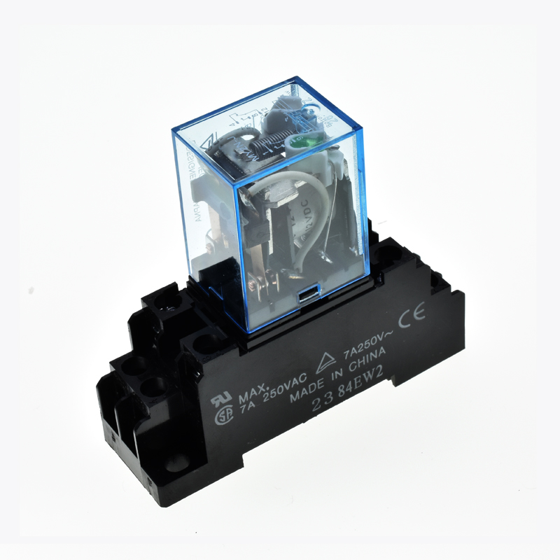 IEC255 intermediate relay MY2N-J 12V 24V 110V 220V eight pins 5A 2 groups normally open and ...