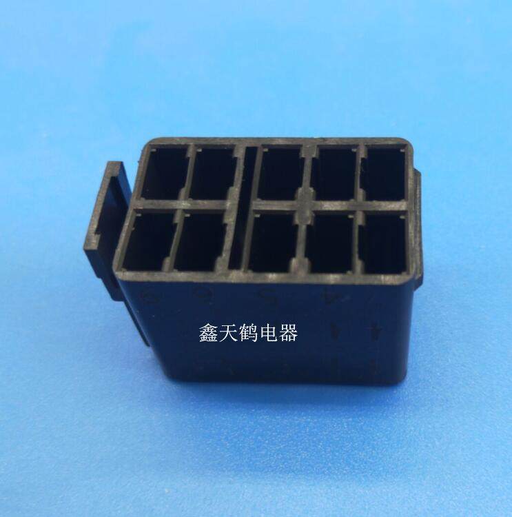 10孔连接器VC1-01 AMP PACKARD连接器 印字电子元件连接器