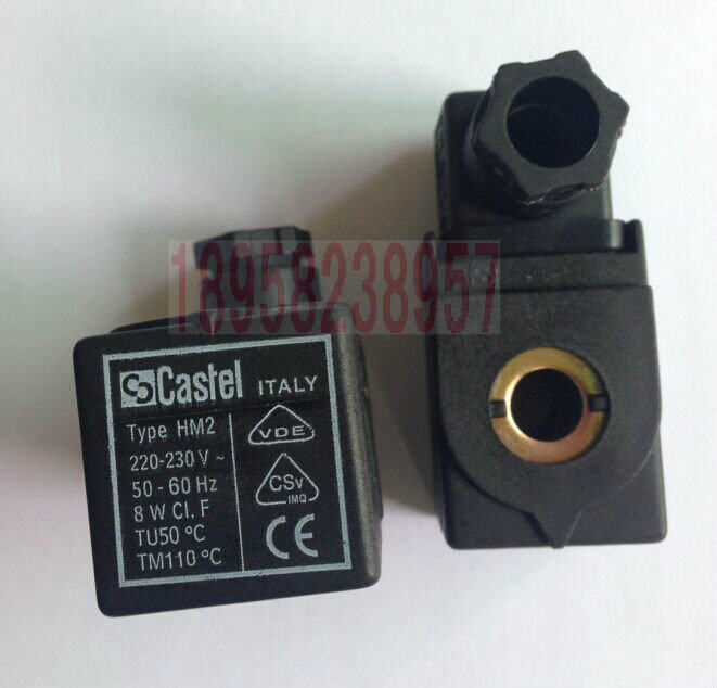 Italian Castel casteo solenoid valve coil 9100 RA6 Type HM2 220V ~ 230V