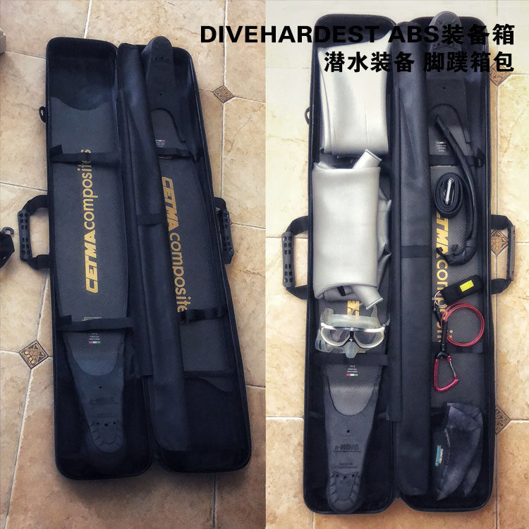 DiveHardest customized version of free diving Flippers bag Flippers box ...