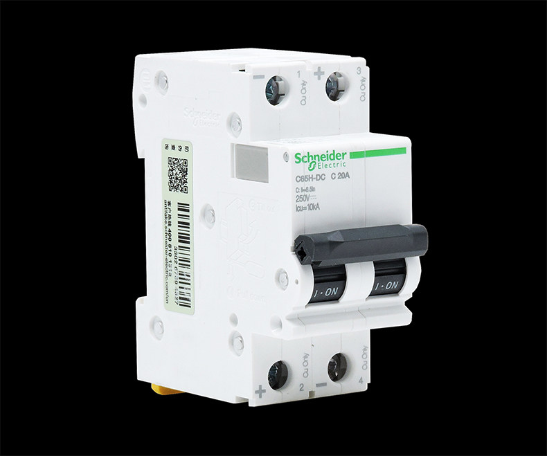 原装施耐德1P直流空开iC65N断路器C65H-DC 2P短路器微断10A20A63A-阿里巴巴