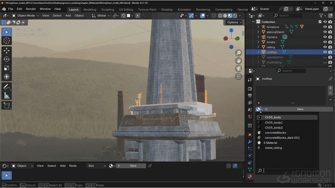 中英文字幕-Blender/Nuke/PS电影级绘景MP场景合成教程 The Gnomon Workshop - Cinematic ...