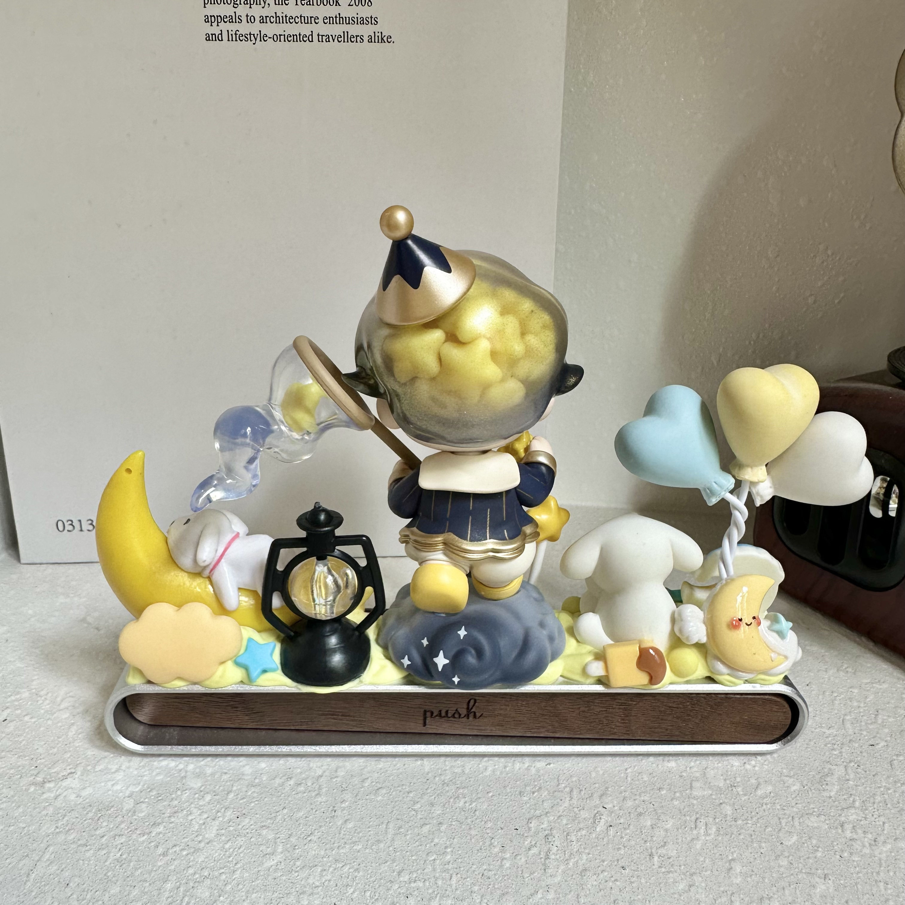 DIMOO梦里梦外胡桃木停车牌奶油胶DIY素材配件，打造梦幻场景的必备神器！-奶油胶-淘宝好物网