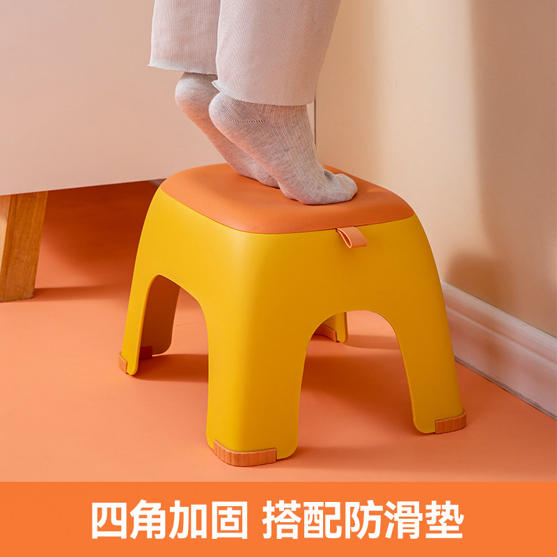 [USD 27.21] Small stools can be stacked with children's short stools ...