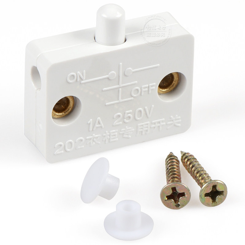 [USD 6.29] Wardrobe Light Switch Door Lights Door Control Cabinet Light ...