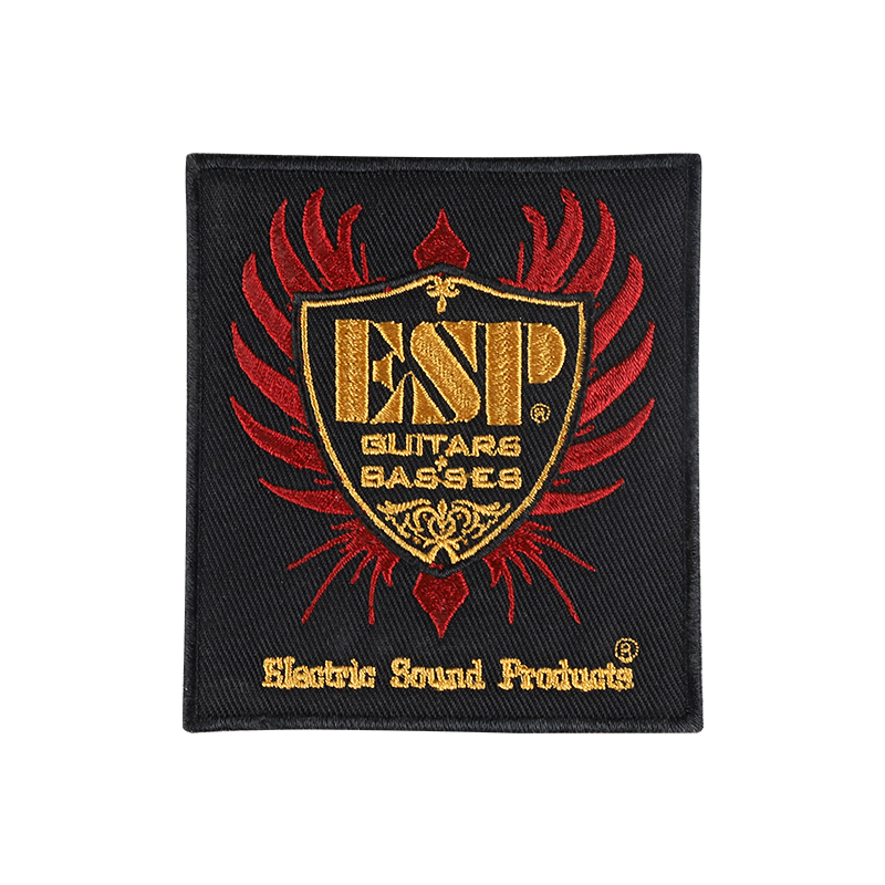 ESP LOGO PATCH WAPPEN刺繡標徽章燙印琴包衣服布標DIY服飾破洞貼章