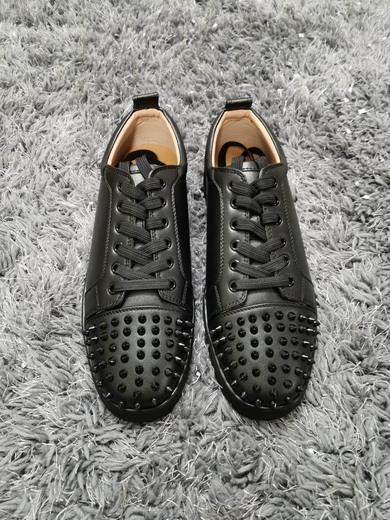 New CL low top men's shoes with rivets, genuine leather straps, thick ...
