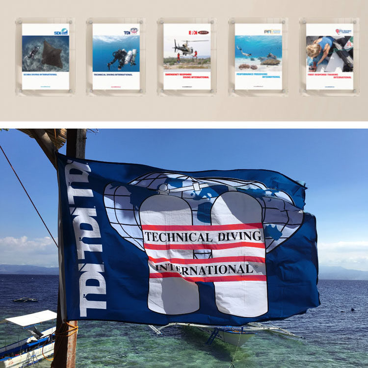 [USD 11.29] SDI TDI ERDI Diving Flag No Flagpole Diving Activity Sign ...