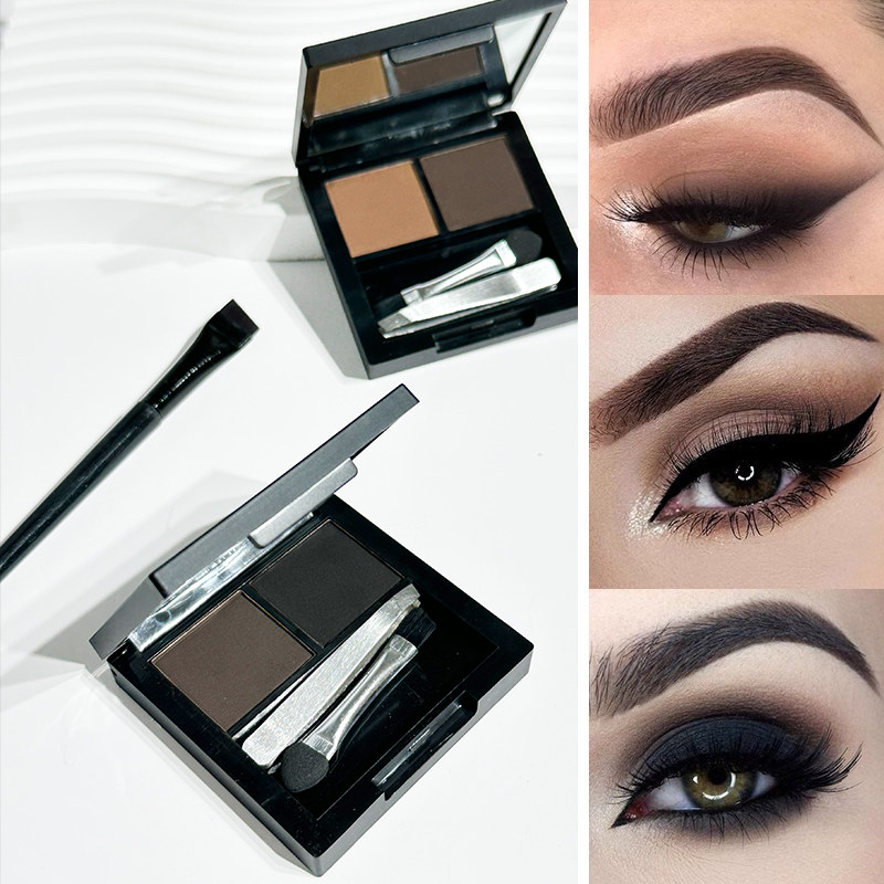 🔥 Two-color eyebrow powder waterproof and long-lasting | Not easy to ...