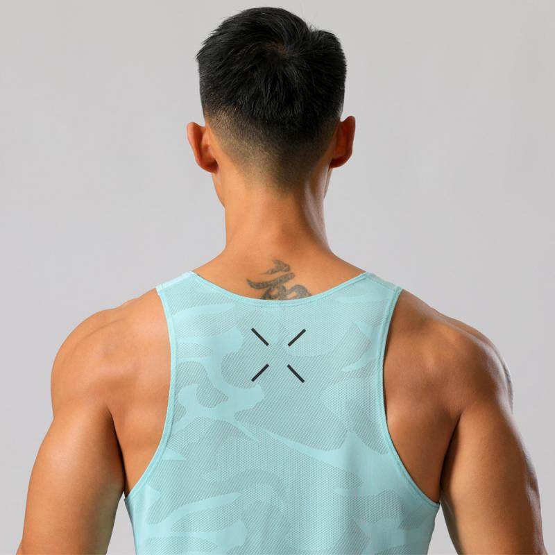 Professional marathon racing vest: men's sleeveless lightweight track ...