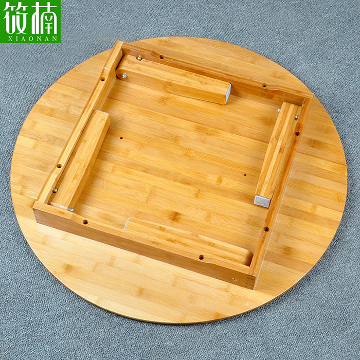 [USD 98.21] Bamboo Rattan Table Rattan Solid Wood Dining Table Round ...