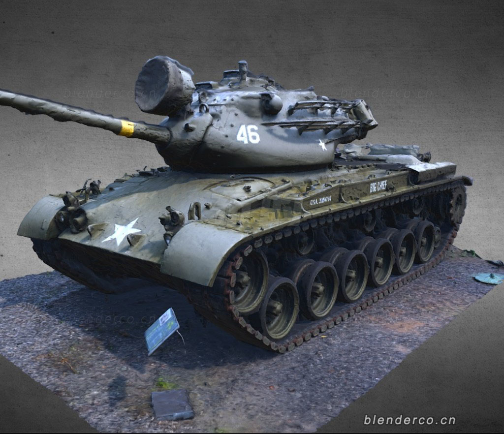 Blender坦克武器模型 群友分享,作者不清楚了,知道的留言 Blender布的