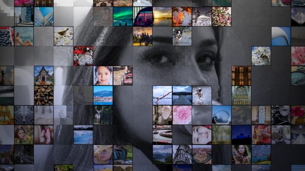 照片墙马赛克多屏照片图片制作展示_影视动画素材网