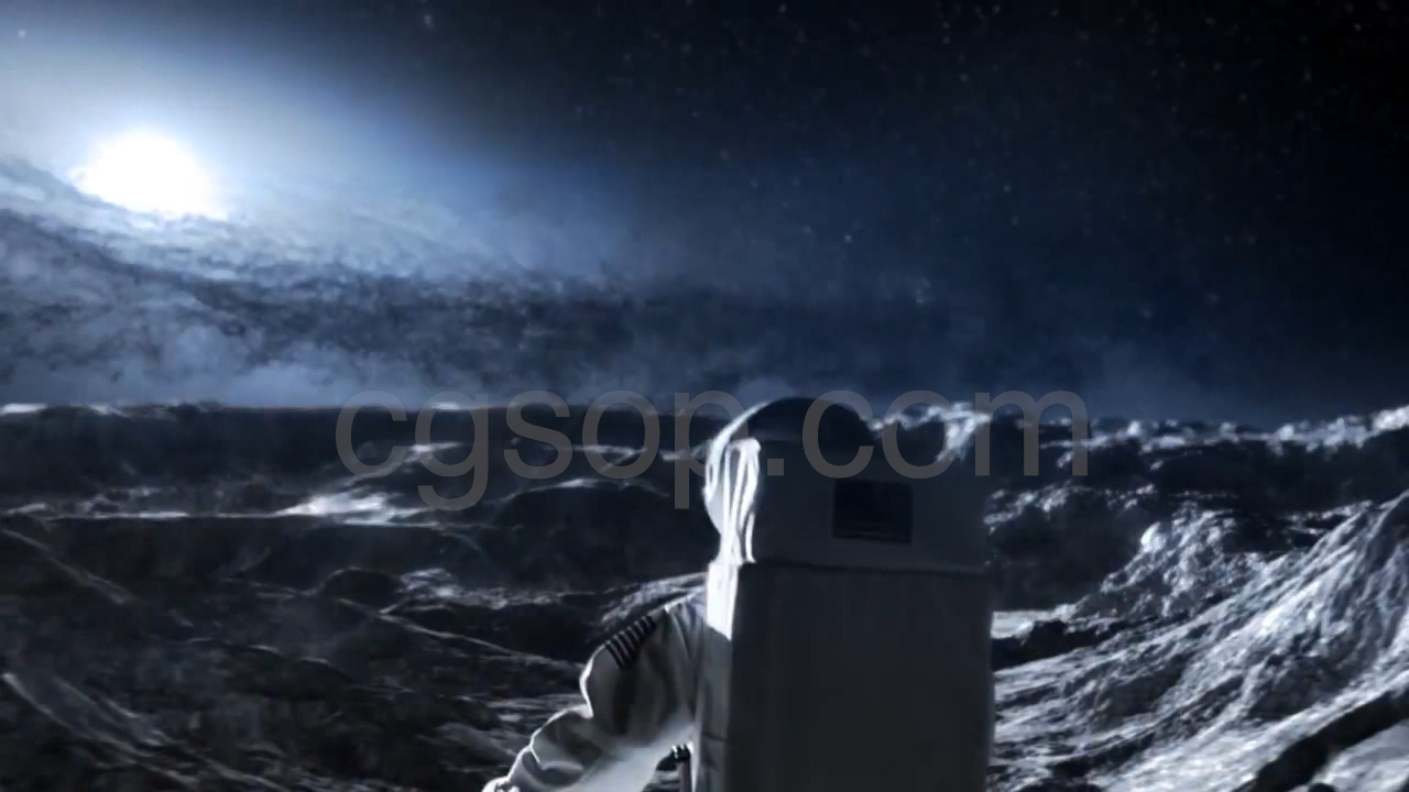 AE+PF+MAYA好莱坞级别全流程月球合成案例_影视动画素材网