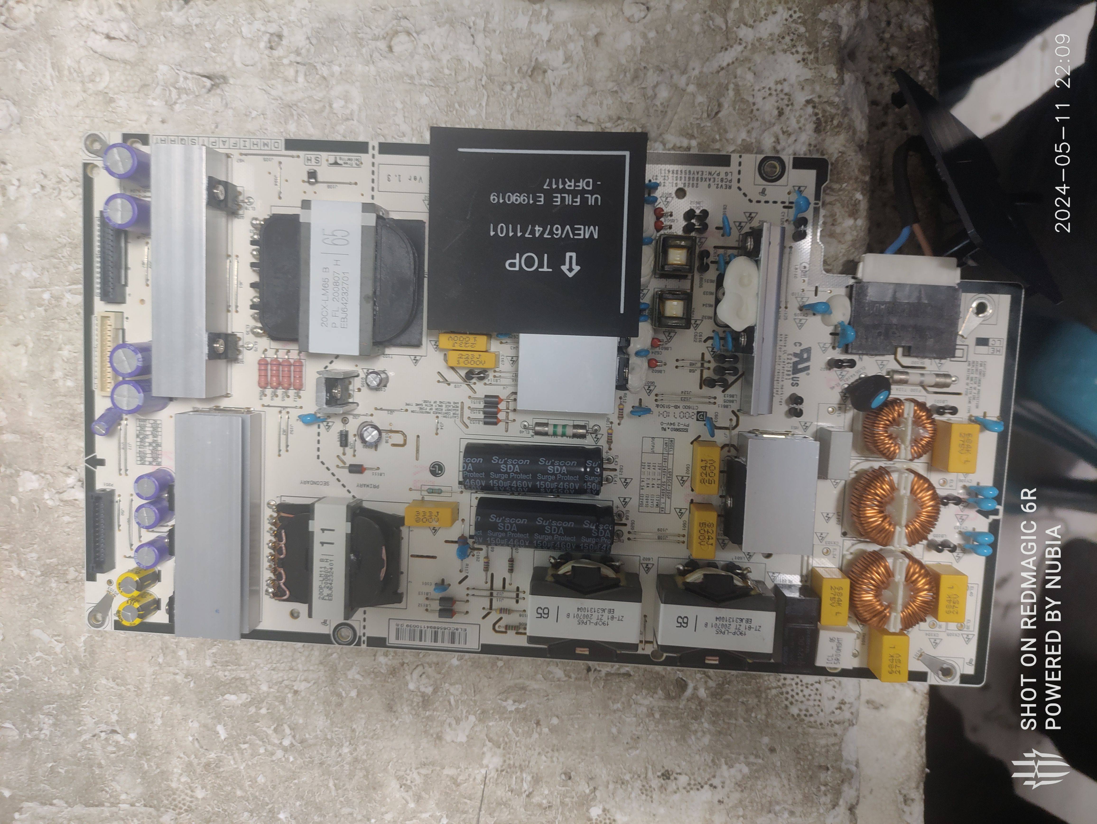 维修LG 电源板 B9 c9 e9 Bx Cx Ex B1 C1 E1 B2 C2 E2红灯不开机