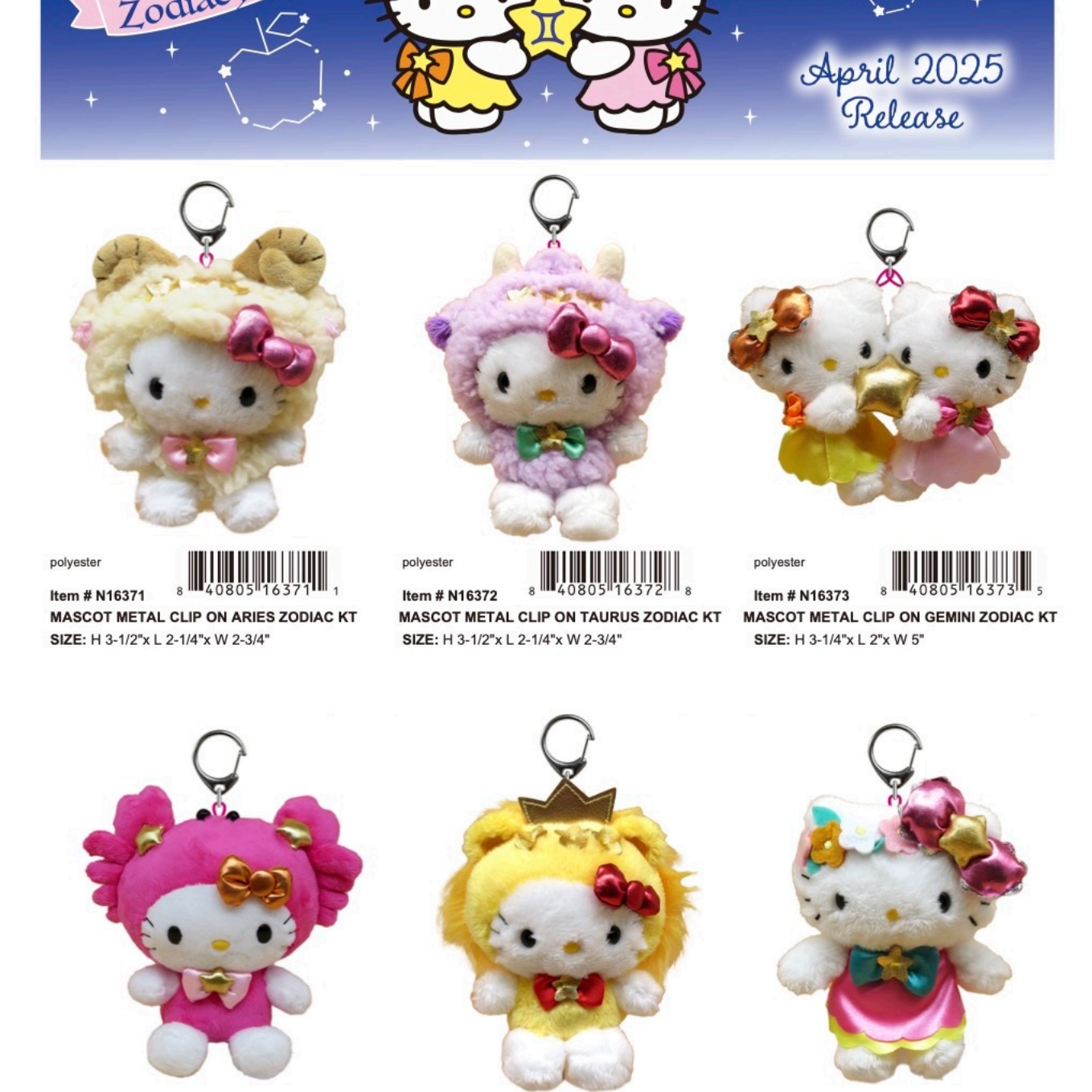 Hello kitty zodiac charms - Horoscopeaz.com