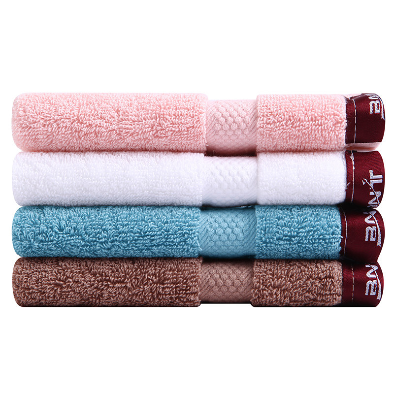 Japanese pure cotton face wash small square towel cotton adult ...