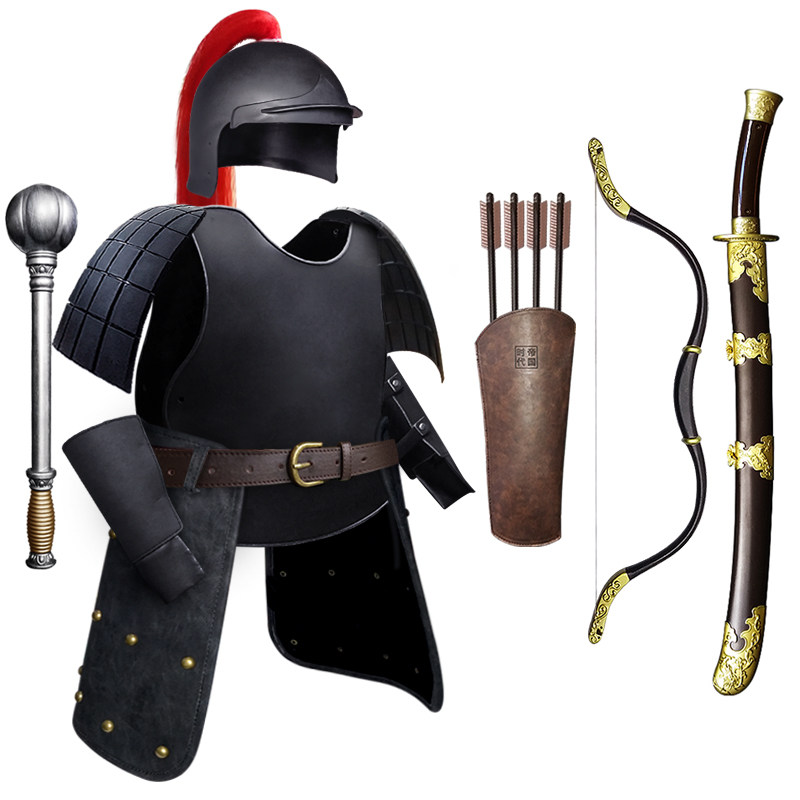 [USD 29.56] Daming dynasty plastic children's armor toy suit boy ...