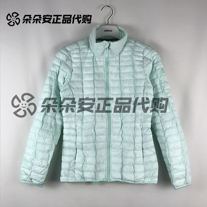 阿迪达斯女子超轻棉服🔥立领修身保暖神器！AX7153上身像被阳光抱紧？秋冬穿搭天花板来了！-运动棉衣-淘宝好物网