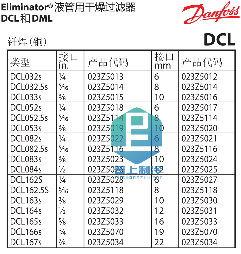 danfoss丹佛斯干燥过滤器 DML163S 023Z5064 023Z5043 023Z5008-阿里巴巴