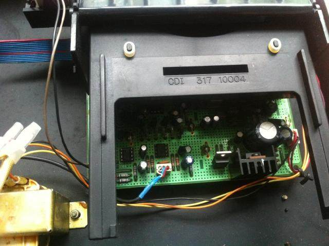 Red light 2JG-CD01 CD player with Philips CDM4 light head