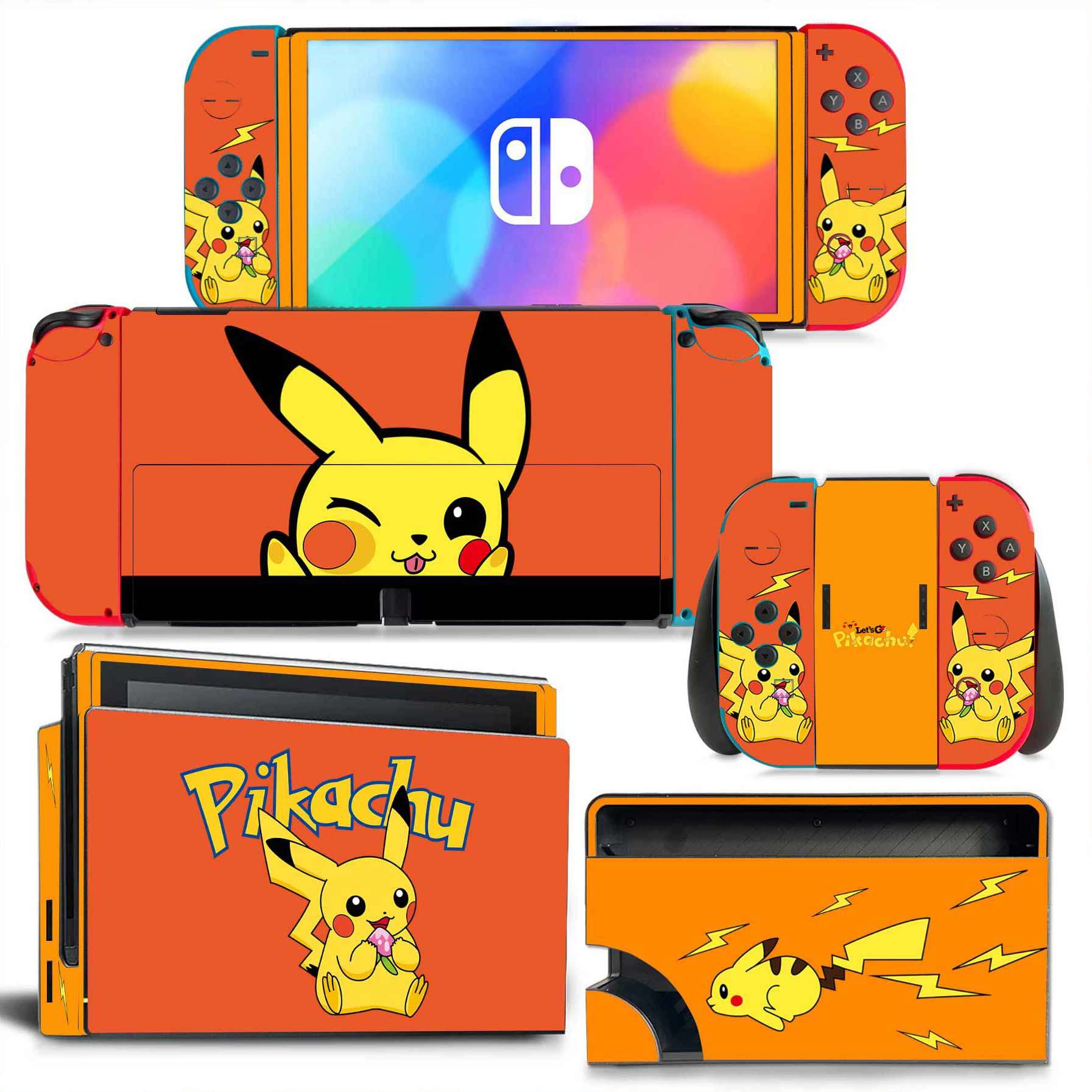 Switch OLED贴膜有哪些选择？痛贴和宝可梦定制贴纸又是什么？-PSV彩贴贴纸-淘宝好物网