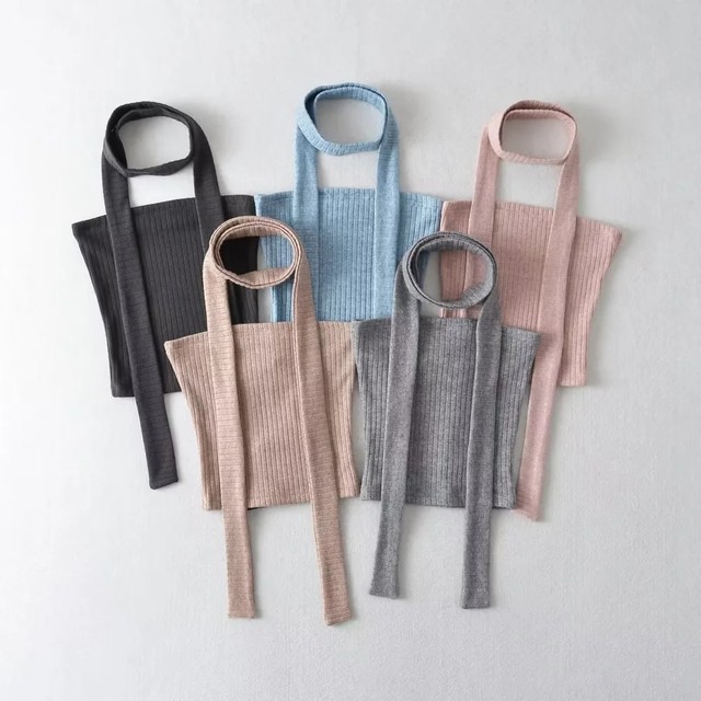 Little Ru French style sexy cashmere strapless pure style beautiful ...