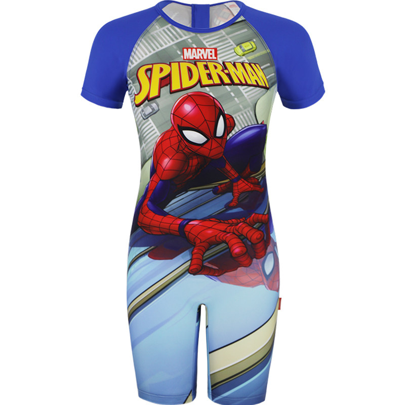 zoke Chau children's swimwear boys Siamese Marvel cartoons big kids ...